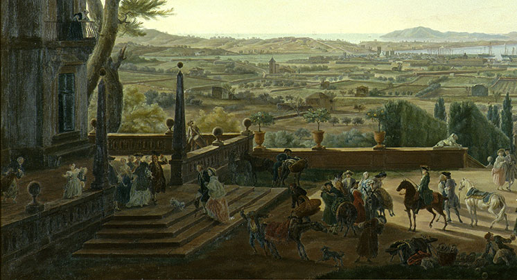 Vue de la ville et de la rade de Toulon d’après Joseph Vernet