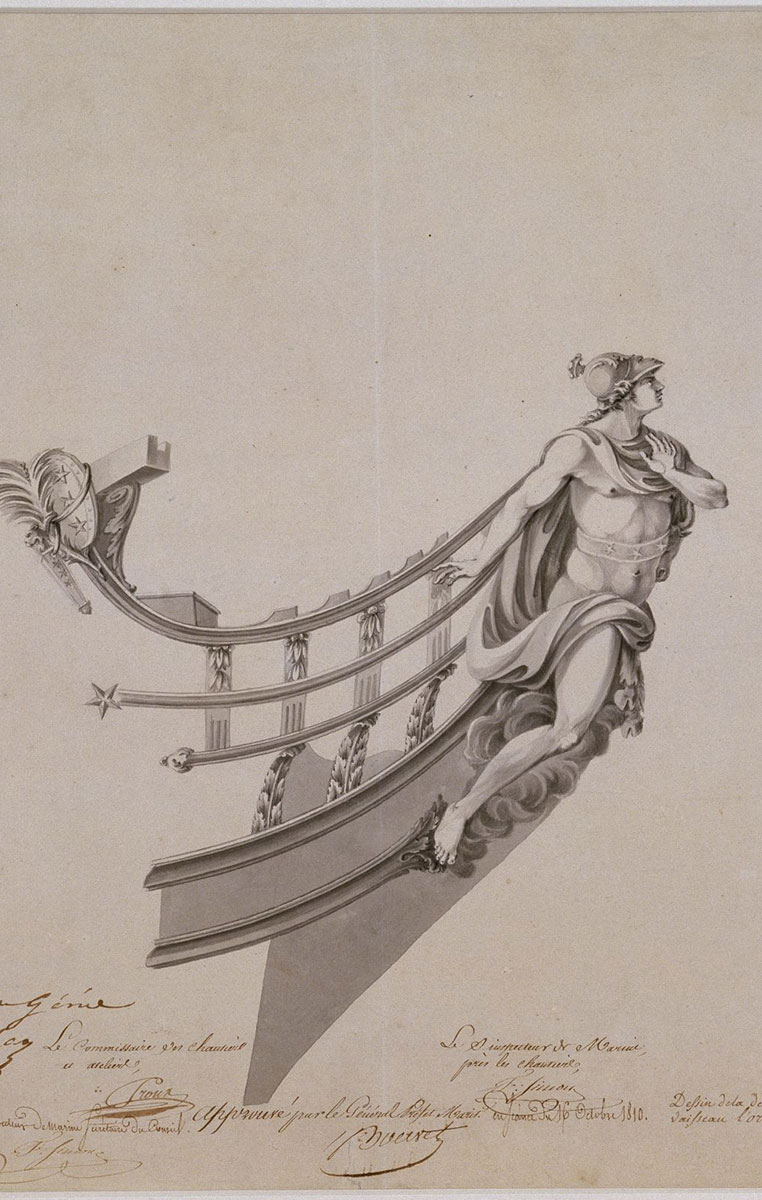 Figure de proue de la frégate Pandore