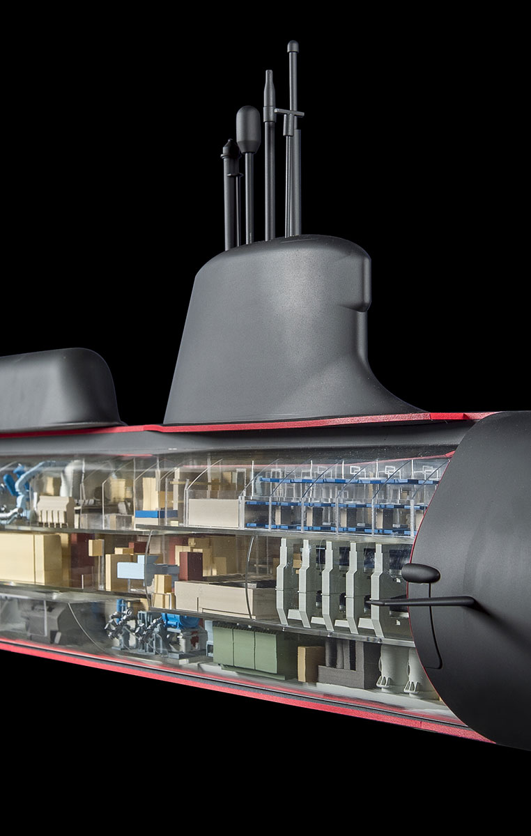 Sous-marin nucléaire d’attaque (SNA) type Barracuda