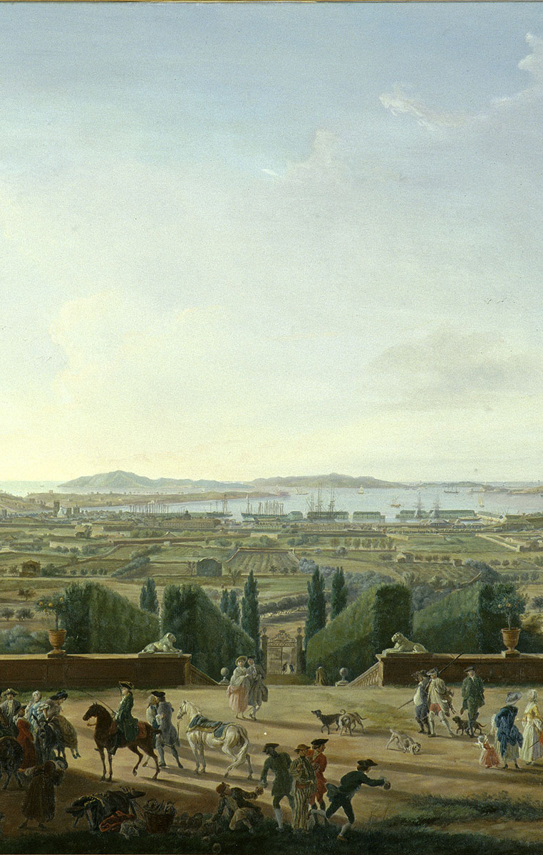 Vue de la ville et de la rade de Toulon d’après Joseph Vernet