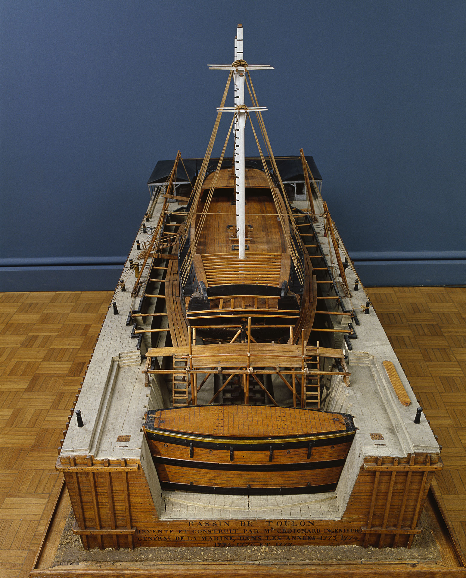 Dry dock no.1 in Toulon (1774-1778) | Musée national de la Marine