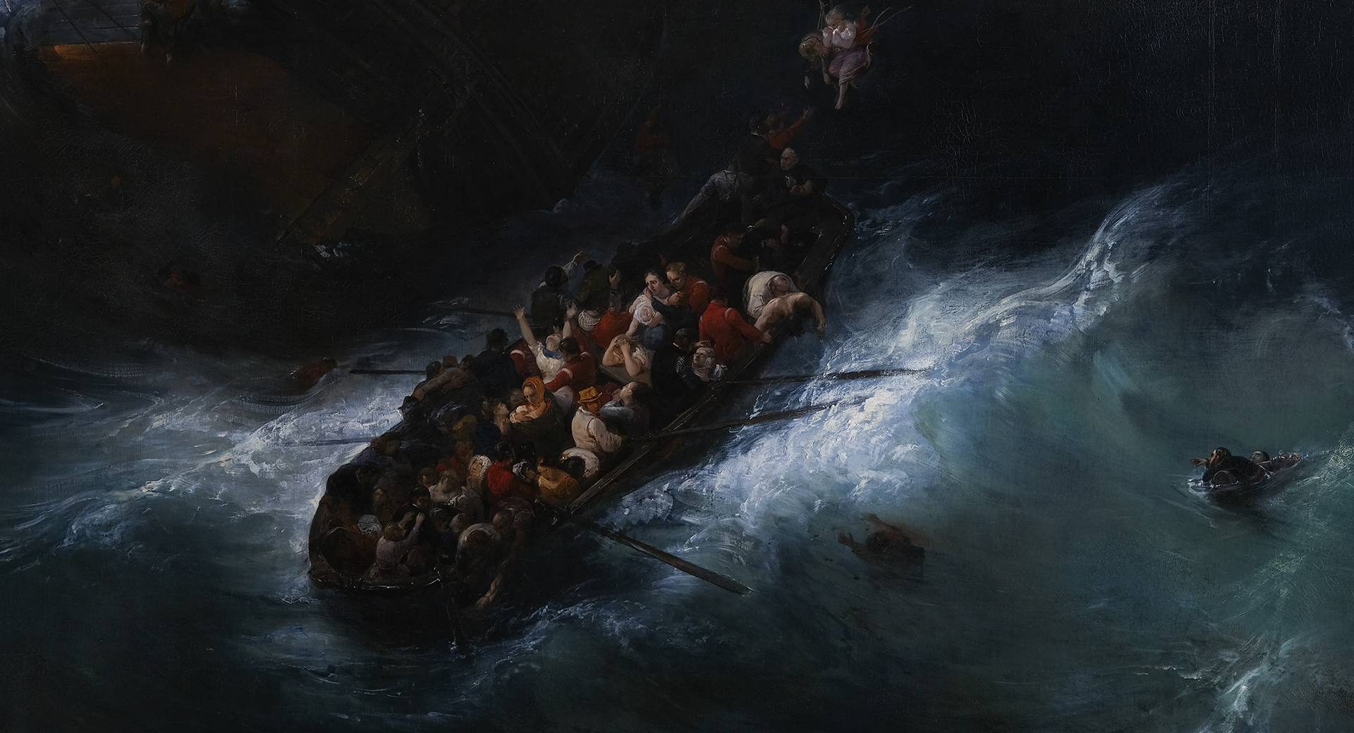 Incendie du Kent, 1825 | Musée national de la Marine de Paris